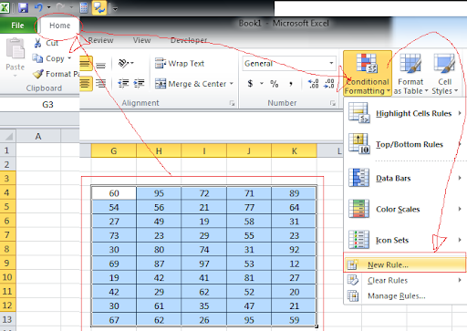 การใช้ Conditional Formatting ตรวจสอบตัวเลขที่ซ้ำ Check Duplicate Value With Conditional 2498